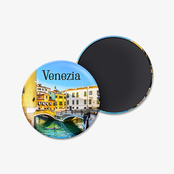 Calamite souvenir da frigo personalizzate rotonde 38mm